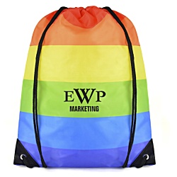 4imprint.co.uk: Rainbow Drawstring Bag 403338