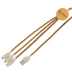 4imprint.co.uk: Cork Charging Cable 703947