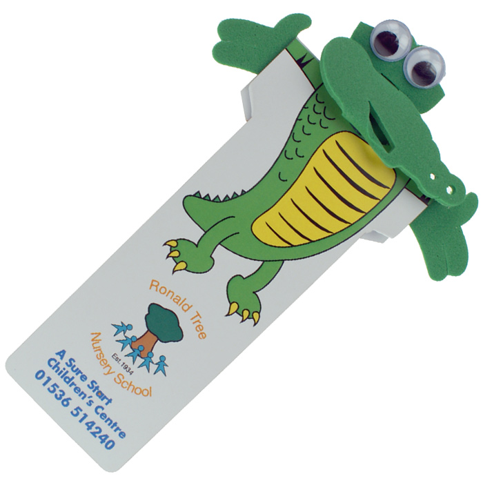 4imprint.co.uk: Animal Body Bookmarks - Crocodile 401551C