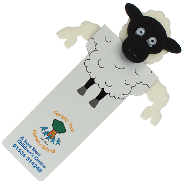 4imprint.co.uk: Animal Body Bookmarks - Sheep 401551S