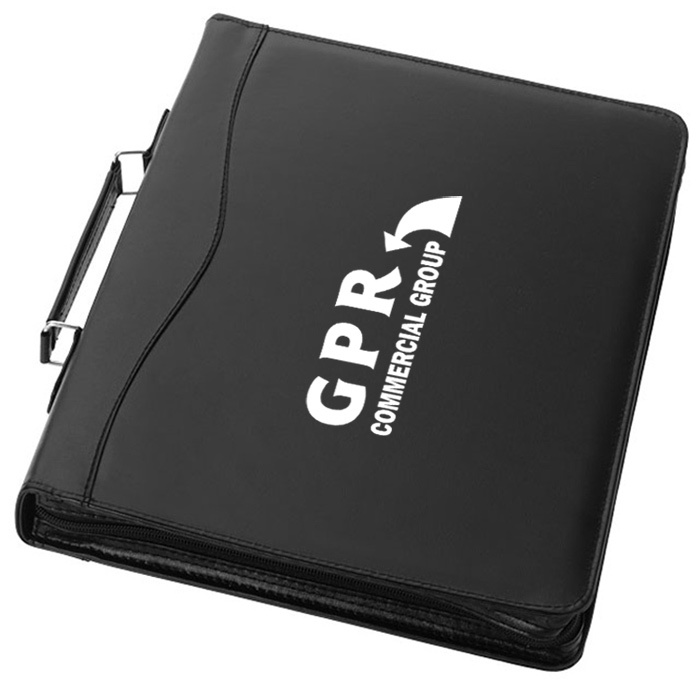 4imprint co uk A4 Ebony Briefcase Folder 402509
