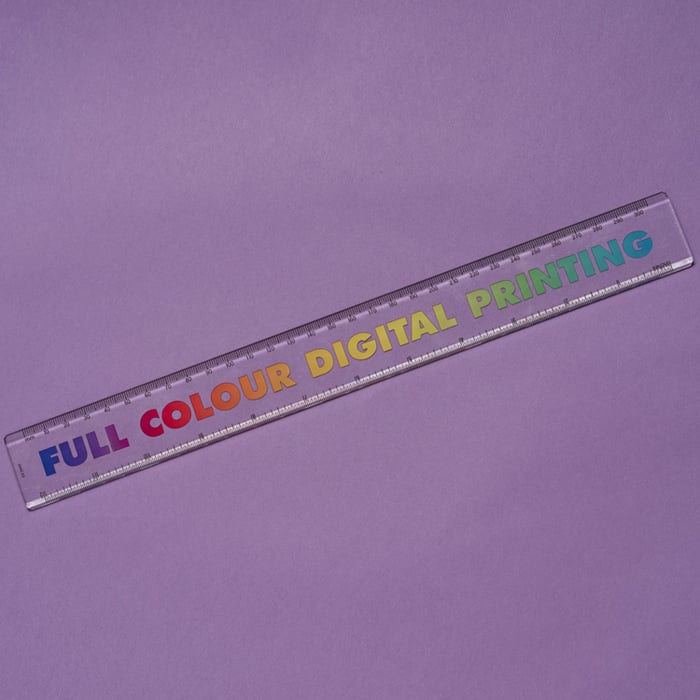 4imprint.co.uk: 300mm Transparent Ruler 700338