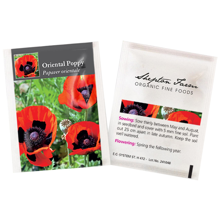 4imprint.co.uk: Promotional Seed Packets - Poppy 501239P