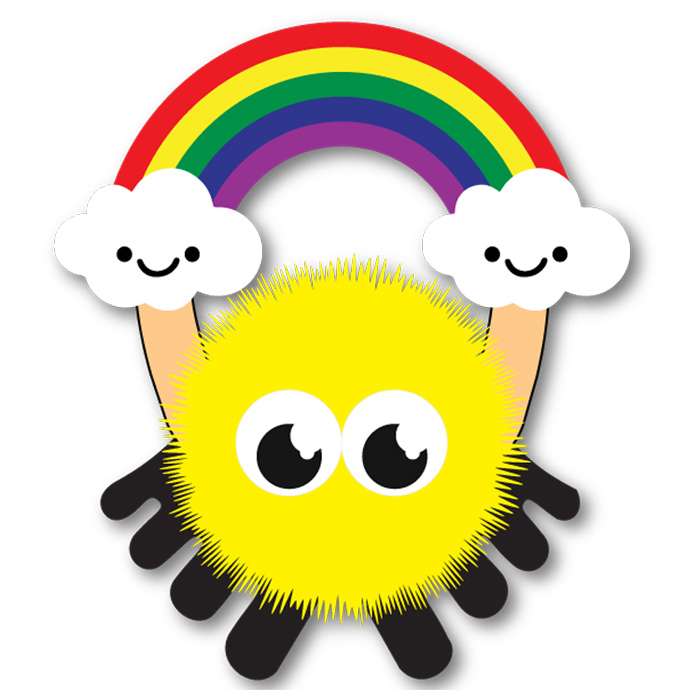 4imprint.co.uk: Rainbow Handy Message Bug 403405