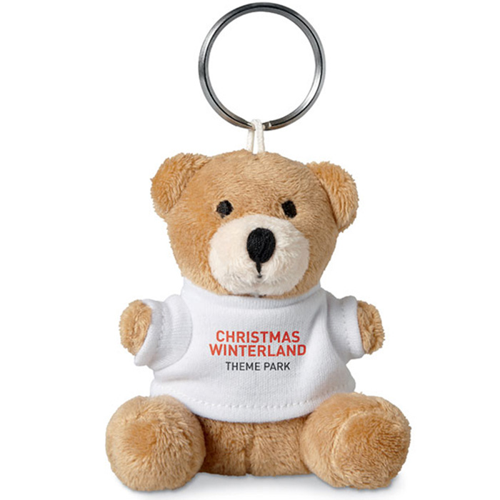 4imprint.co.uk: Plush Teddy Bear Keyring 503532