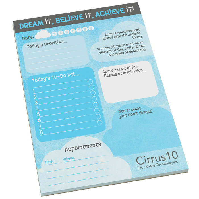 4imprint.co.uk: A5 50 Sheet Notepads - Digital Print 703525P