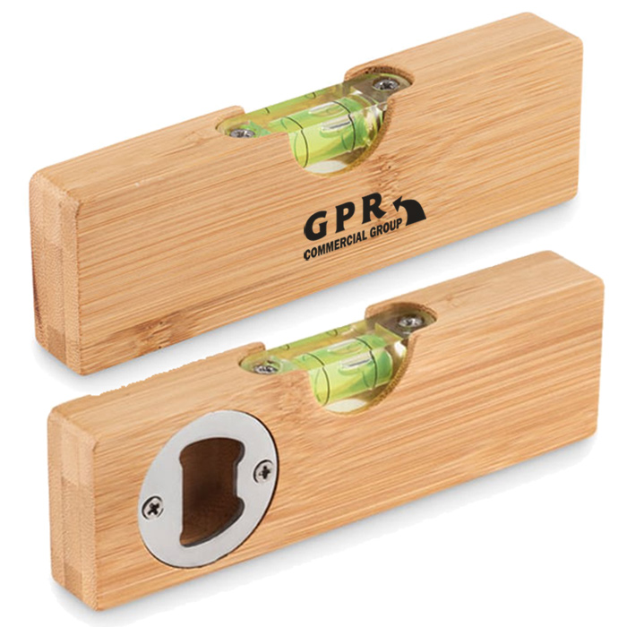 4imprint.co.uk: Bamboo Spirit Level & Bottle Opener 503998