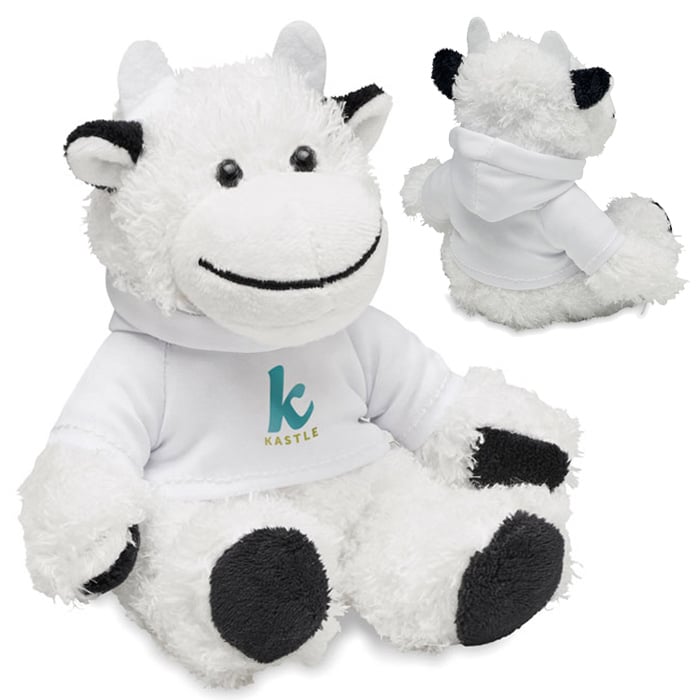 4imprint.co.uk: Cow Soft Toy with Hoody 504025