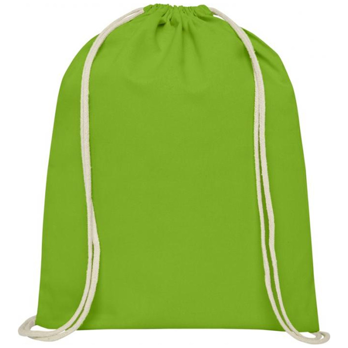 4imprint.co.uk: Oregon Cotton Drawstring Bag - Colours - Printed 402139