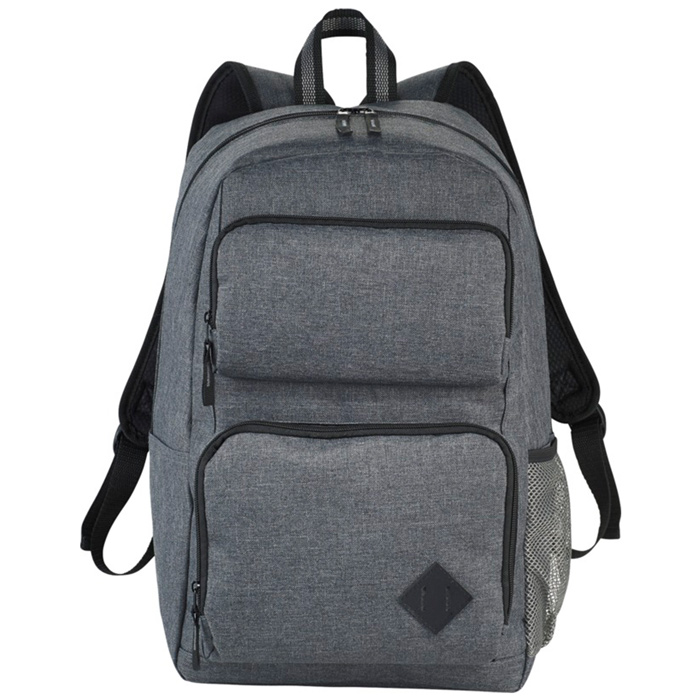 4imprint.co.uk: Graphite Deluxe Laptop Backpack - Printed 403824