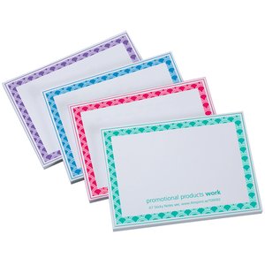 4imprint.co.uk: A7 Sticky Notes - Deco Design 702675