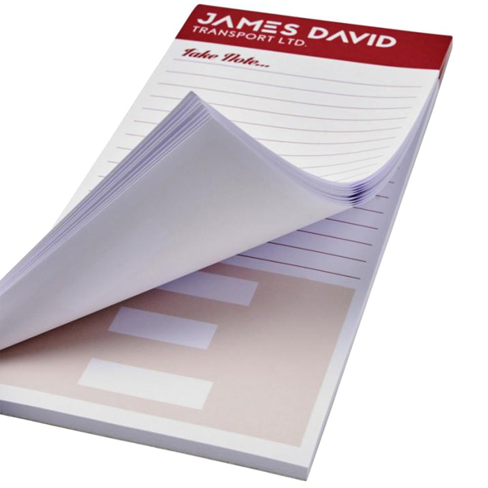 4imprint.co.uk: Slimline 25 Sheet Notepad - Printed 701263