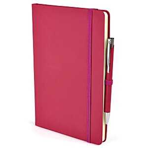 4imprint.co.uk: A5 Soft Touch Notebook with Colour Matt Pen - Printed ...