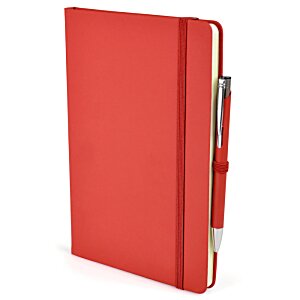 4imprint.co.uk: A5 Soft Touch Notebook with Colour Matt Pen - Printed ...