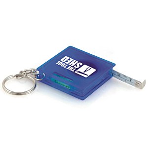 4imprint.co.uk: Tape Measure Spirit Level Keyring - Printed 900150
