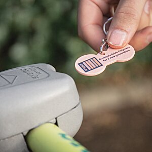 4imprint.co.uk: Biodegradable Multi Euro Trolley Coin Keyring 901740B