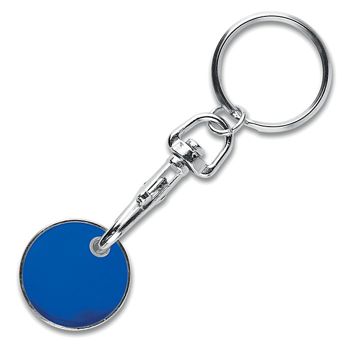 4imprint.co.uk: Euro Trolley Coin Keyring 901768